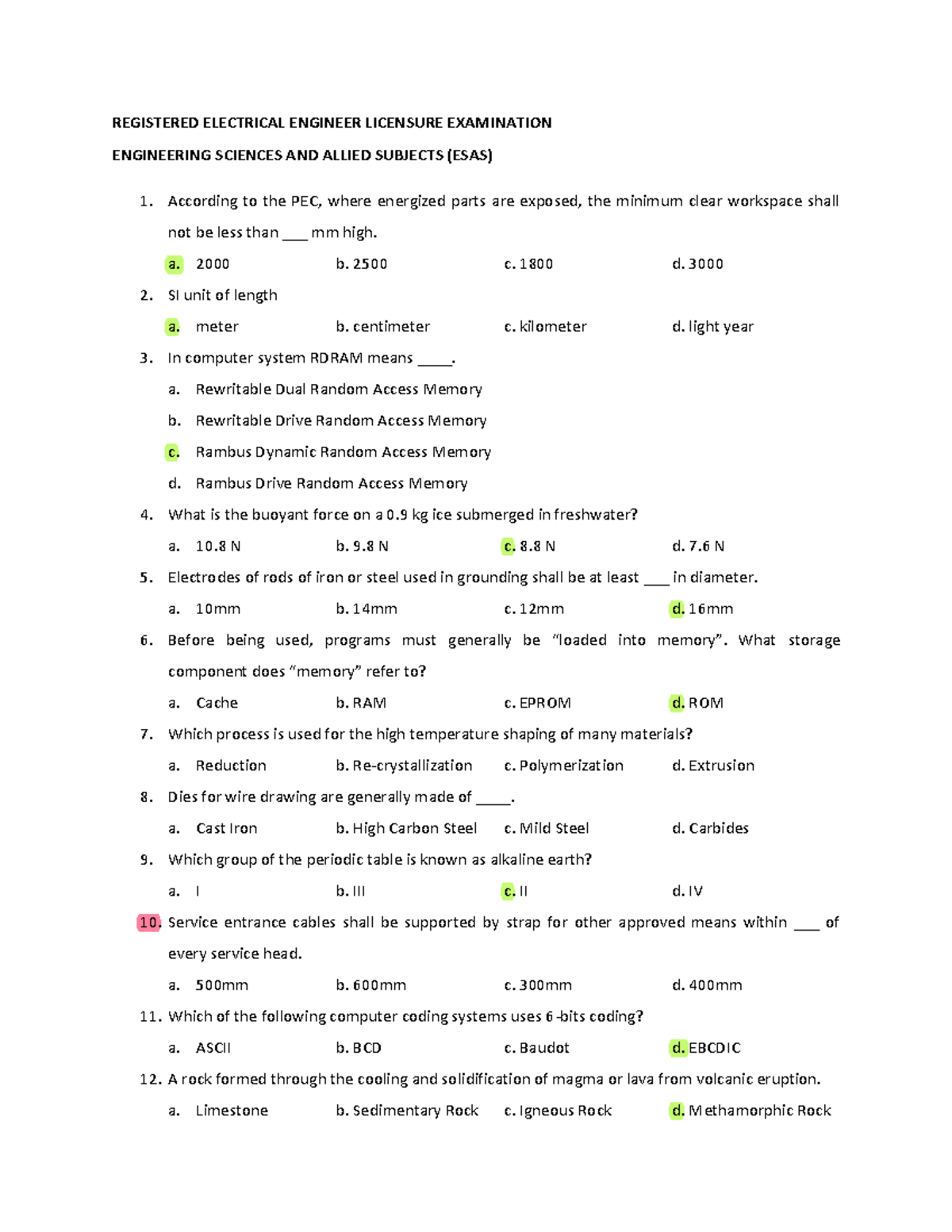 R EE- April-2018-ESAS- Answered - REGISTERED ELECTRICAL ENGINEER ...