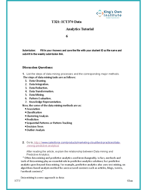 ICT 203 - Tutorial - Web design - T2 2020: ICT203 Human Computer Interaction Tutorial 4 Work in ...