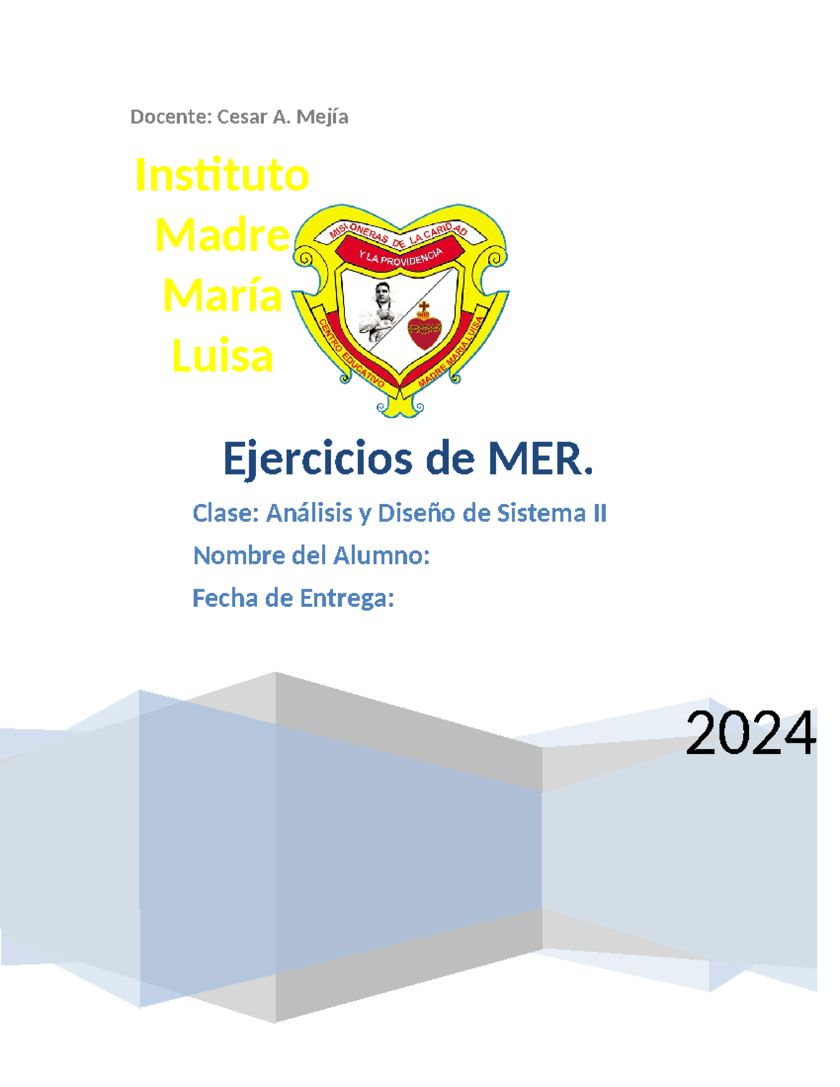 Ejercicios MER - Se aplica los procesos de modelos entidad relación de ...