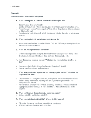 Chapter 21 questions ANP201 - Cassie Reed Chapter 21: The Digestive ...