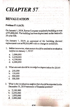 Chapter 42- Revaluation - Accountancy - Studocu