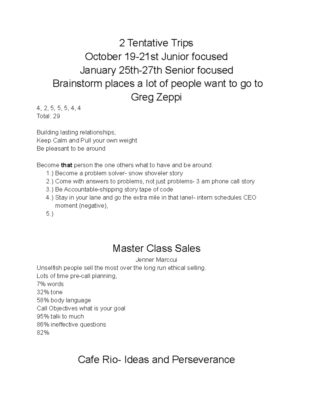 MA Masterclass - notes - 2 Tentative Trips October 19-21st Junior ...