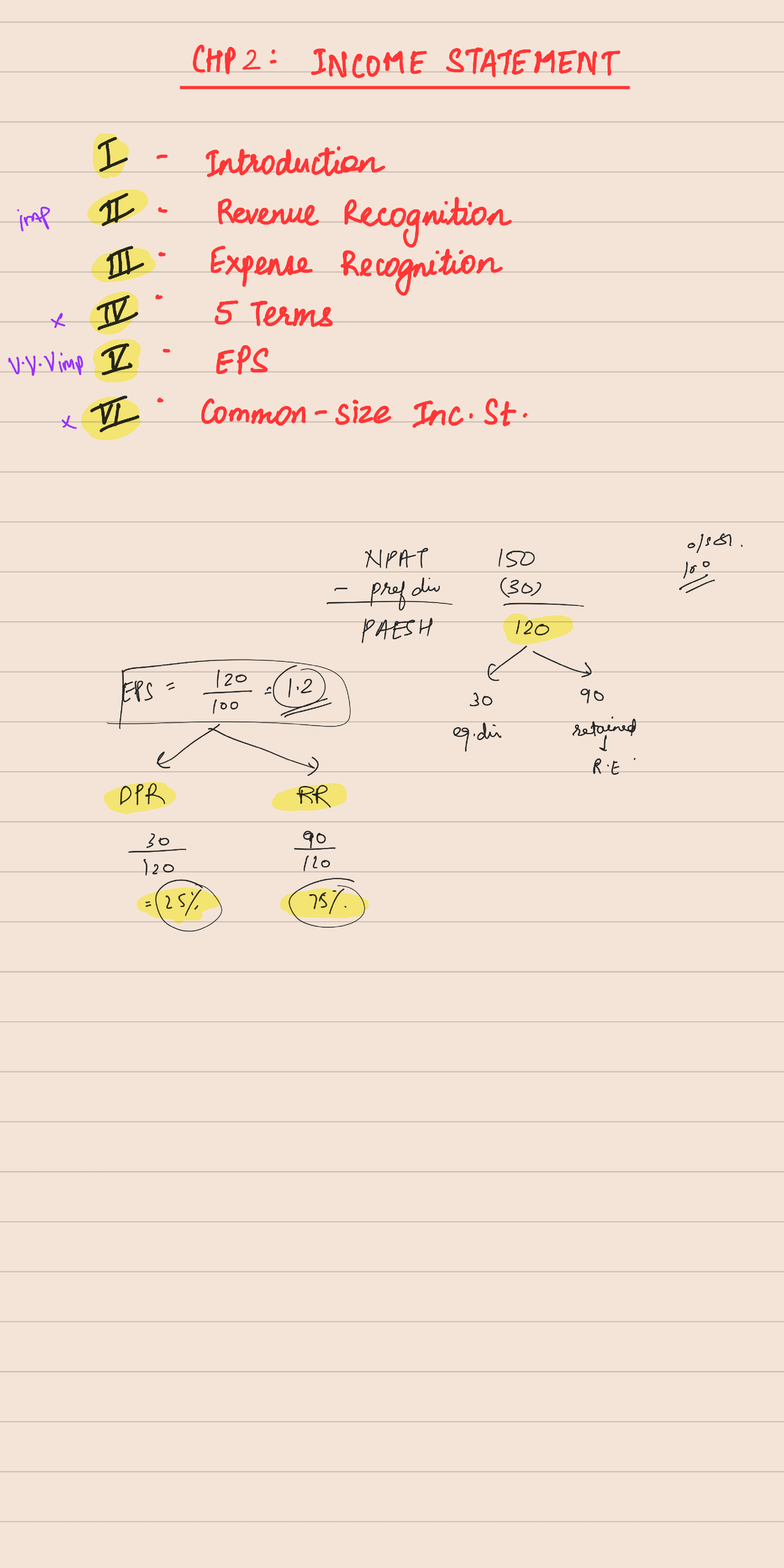 Income Statement - P&L notes - Financial Analysis - Studocu