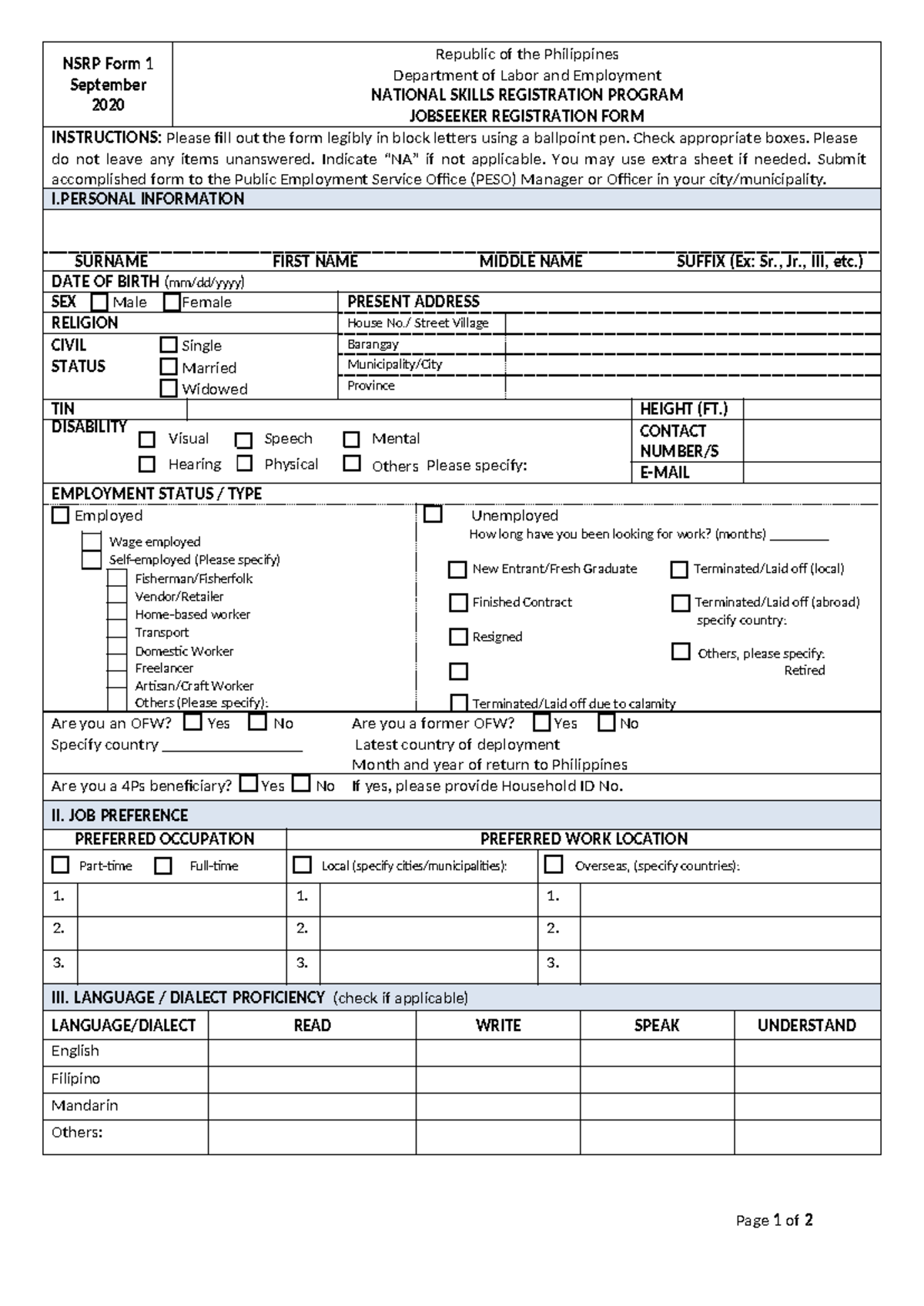 Tutorial for interviews of applications of necessary coding - Page 1 of ...
