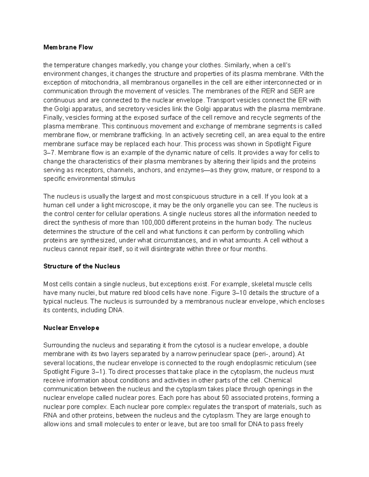 Membrane Flow - Lecture notes 19 - Membrane Flow the temperature ...