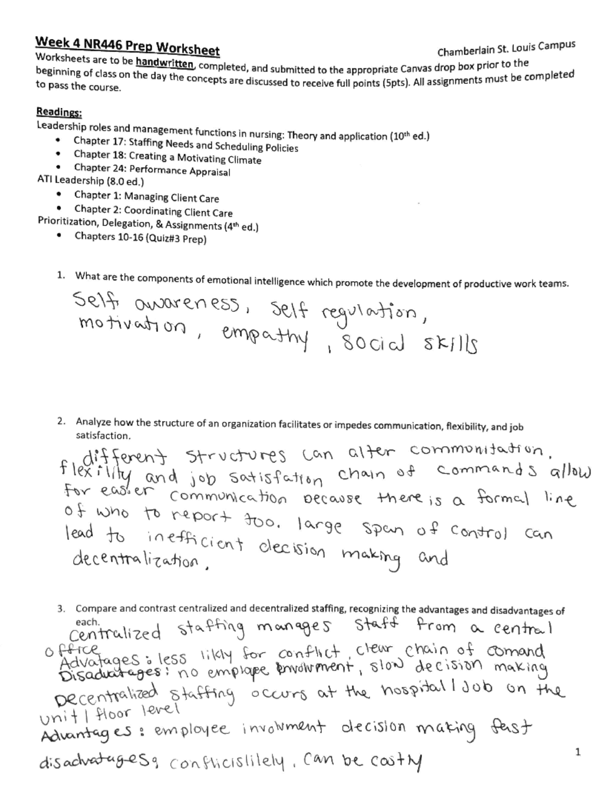 Week 4 worksheet - NR-446 - Studocu