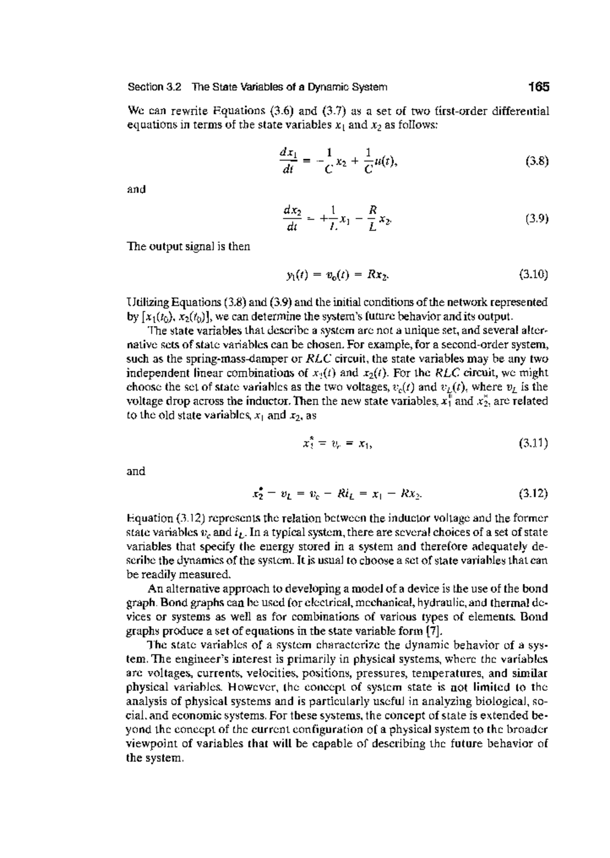 Modern control systems-20 - Section 3 The State Variables of a Dynamic ...