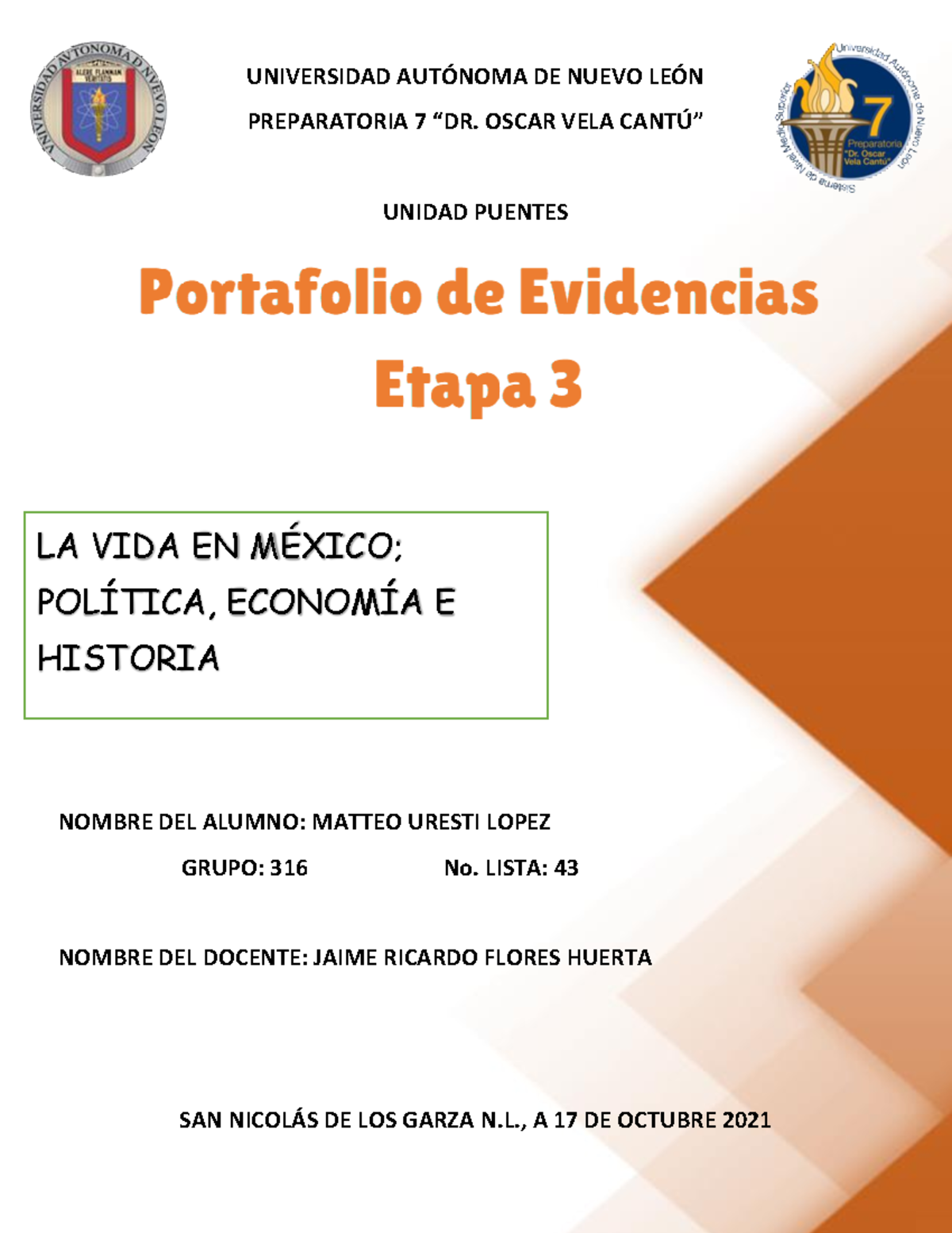 ULM AR Etapa 3 Lvmpeh - tarea - ACADEMIA DE LVMPEH UNIVERSIDAD AUT”NOMA DE NUEVO LE”N ...