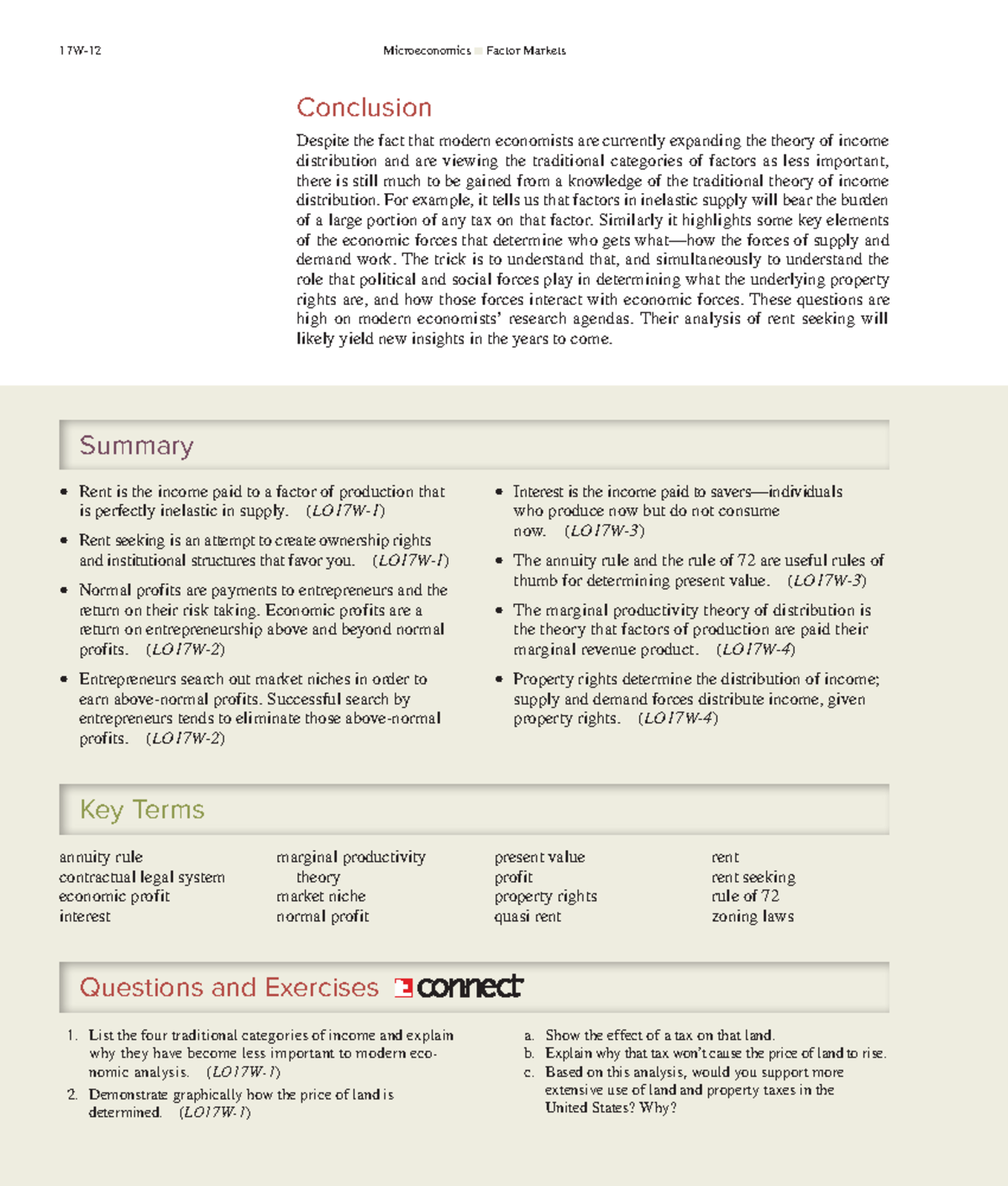 Economics-148 - n/a - 17W-12 Microeconomics Factor Markets Conclusion ...