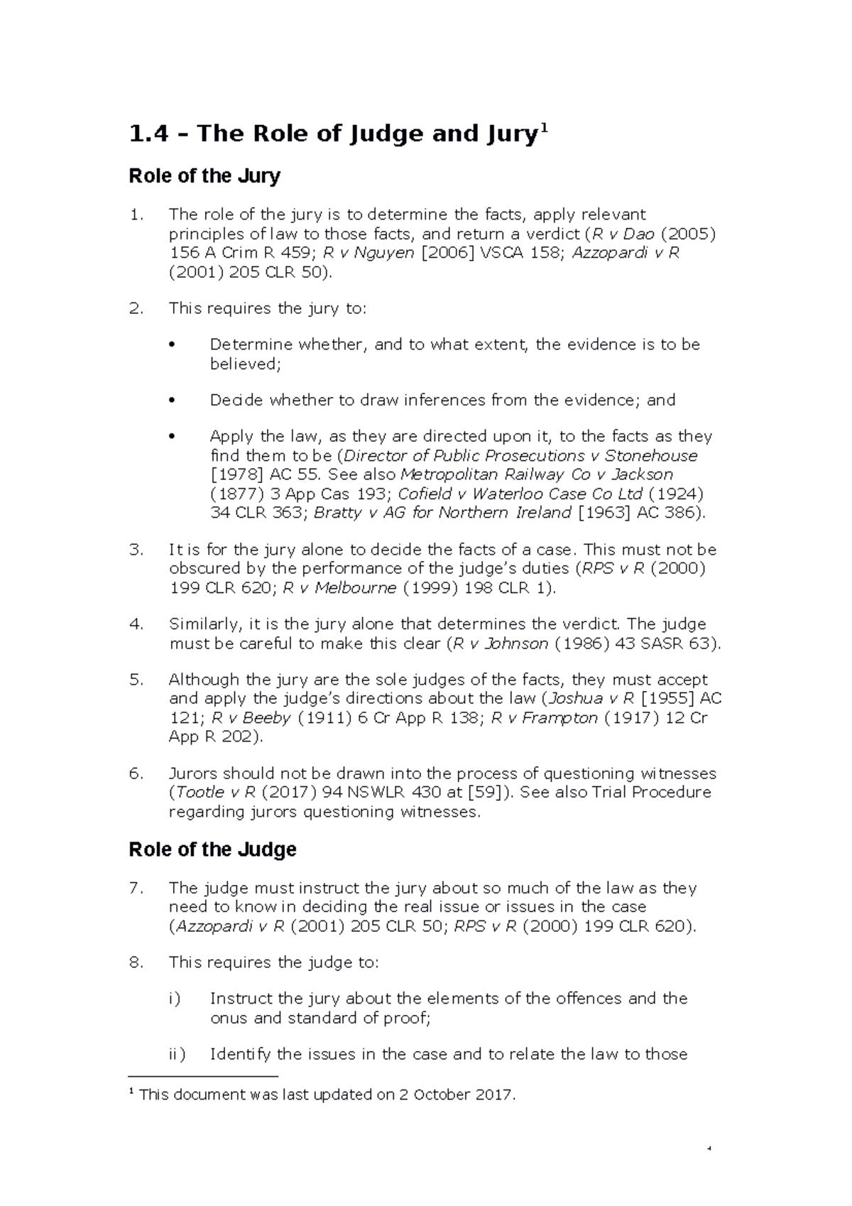 File - The Role of Judge and Jury - 1 – The Role of Judge and Jury 1 ...