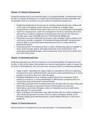 Entrepreneurship - Chapter 1: Introduction to Entrepreneurship ...