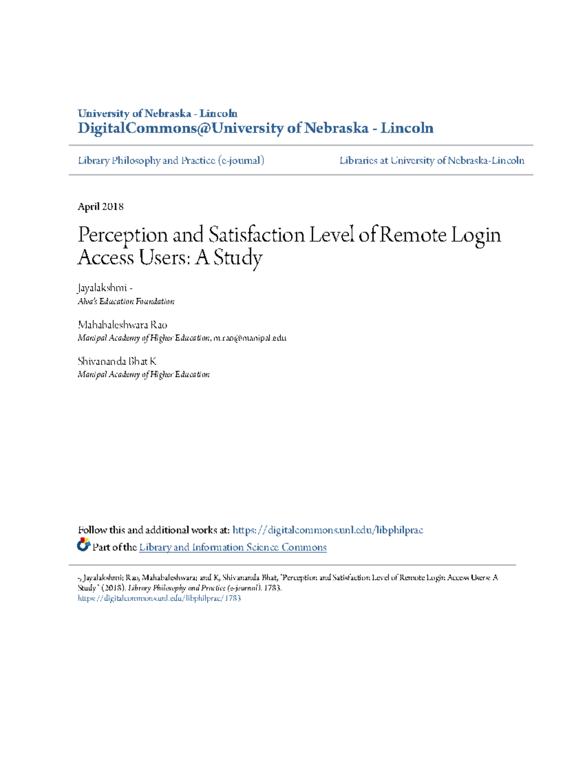 Fulltext - ygijk - University of Nebraska Lincoln of Nebraska Lincoln ...