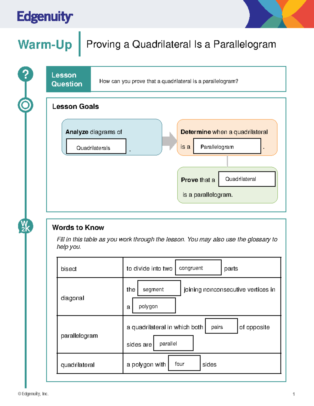 Math PDF Extra Credit - Notes on Math. - ? Warm-Up Proving a ...