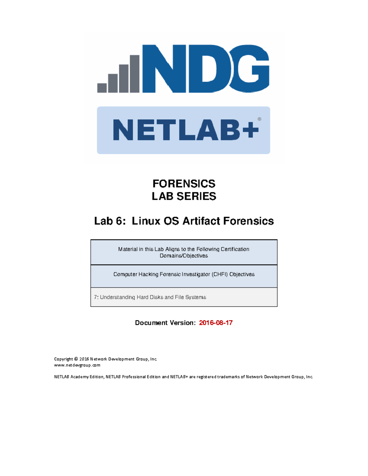 NDG Forensics Lab 06 - How to do Lab 06 - FORENSICS LAB SERIES Lab 6 ...