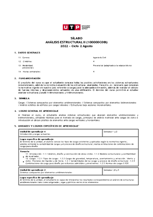 Ejercicio de aplicacion - analisis estructural - ESTADO PRIMARIO CARGAS ...