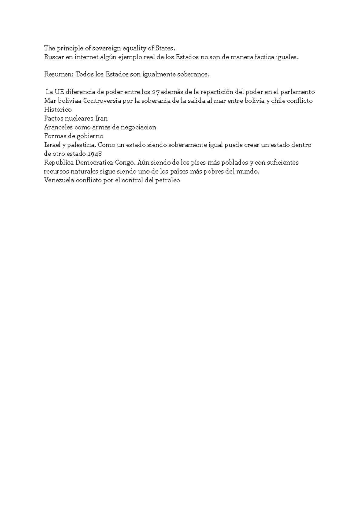 Seminario 2 - Internacional - The principle of sovereign equality of ...