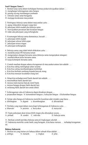 Skema jawapan Mock Exam Sem 1 2021 - SKEMA JAWAPAN EKONOMI SEMESTER 1(MOCK EXAM SEM 1 2021 ...