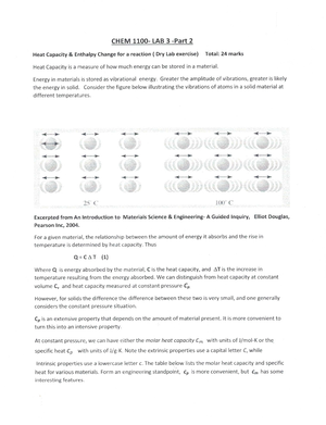 Chem worksheet - CHEM 1100 - Studocu