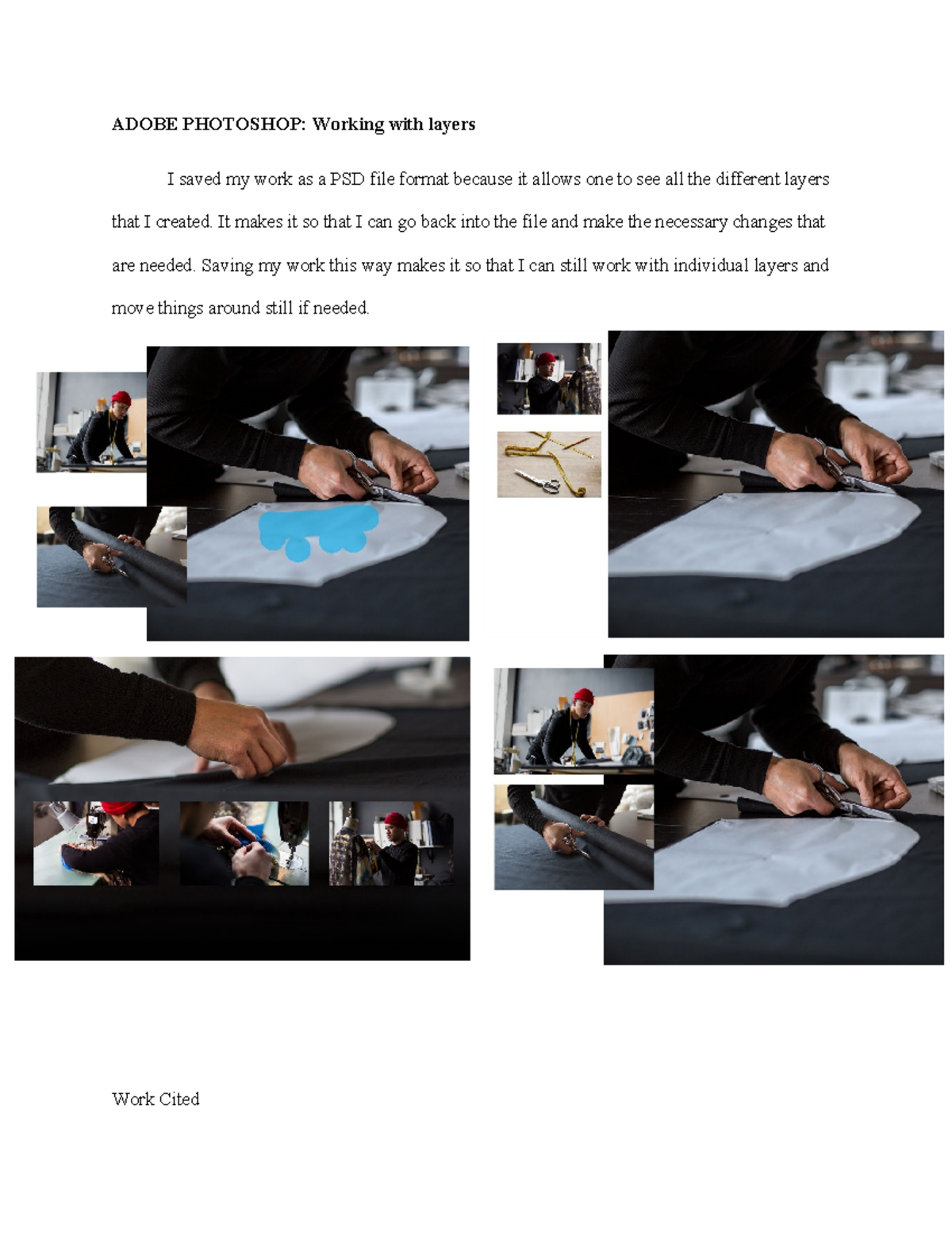 GA Module 5 Practice - ADOBE PHOTOSHOP: Working with layers I saved my ...