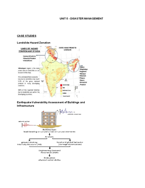 Dm 1 - Disaster management - UNIT I NOTES GE8071 DISASTER MANAGEMENT ...