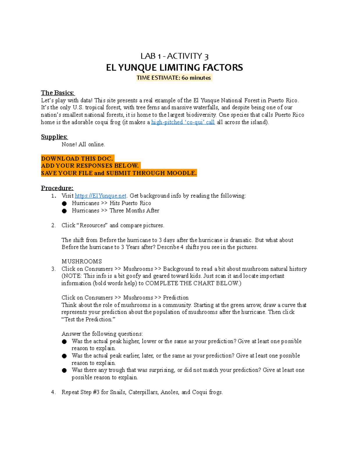 U1Lab1 El Yunque - PY 211 Active Learning Journal - LAB 1 - ACTIVITY 3 ...