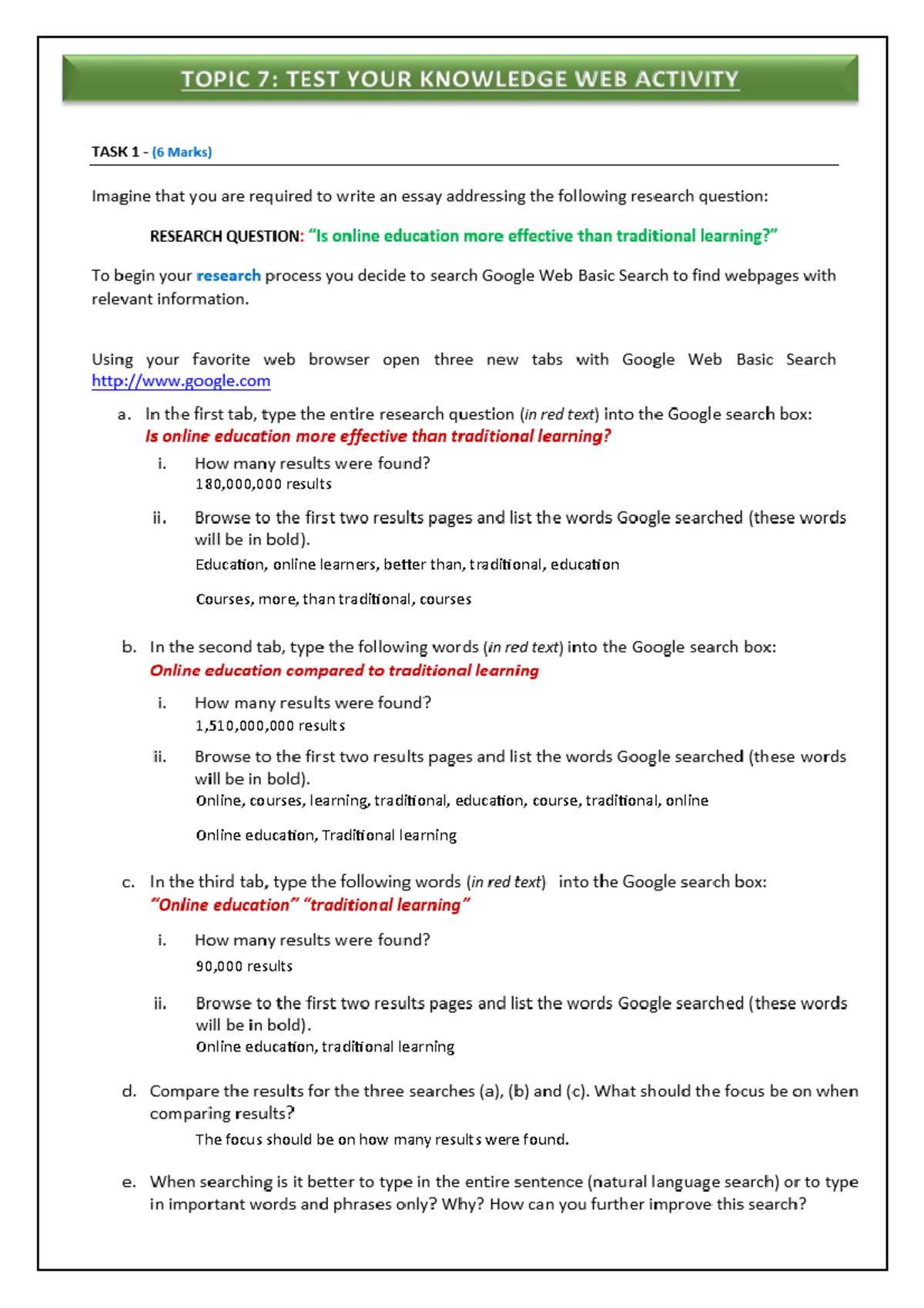 Topic 7 - Test Your Knowledge Web-Activity Template - SI-2020-01 ...