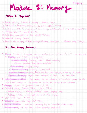 Psych 100 Module 2- Psychology and Research - 8/31/ Module 2 : Psych ...