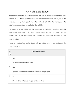 Numbers in CPlus Plus - Numbers in C++ Normally, when we work with ...