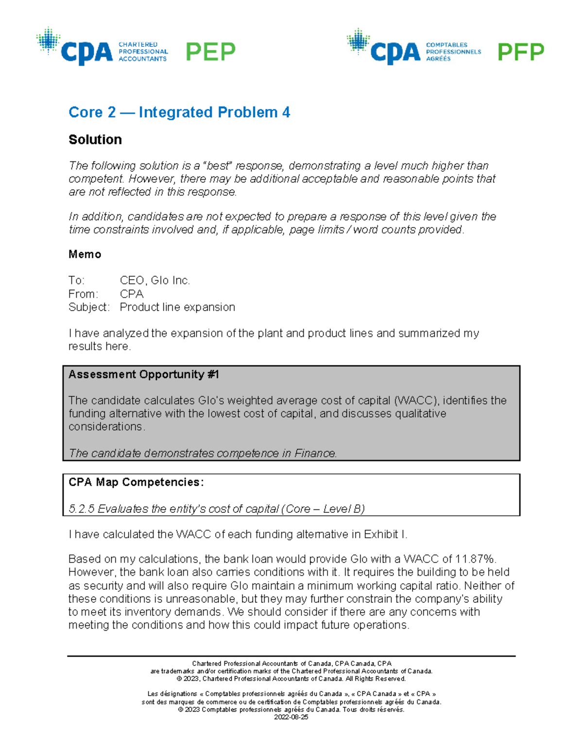 CO2-2301E-IP04 - core 2 ip4 - Chartered Professional Accountants of Canada, CPA Canada, CPA are ...