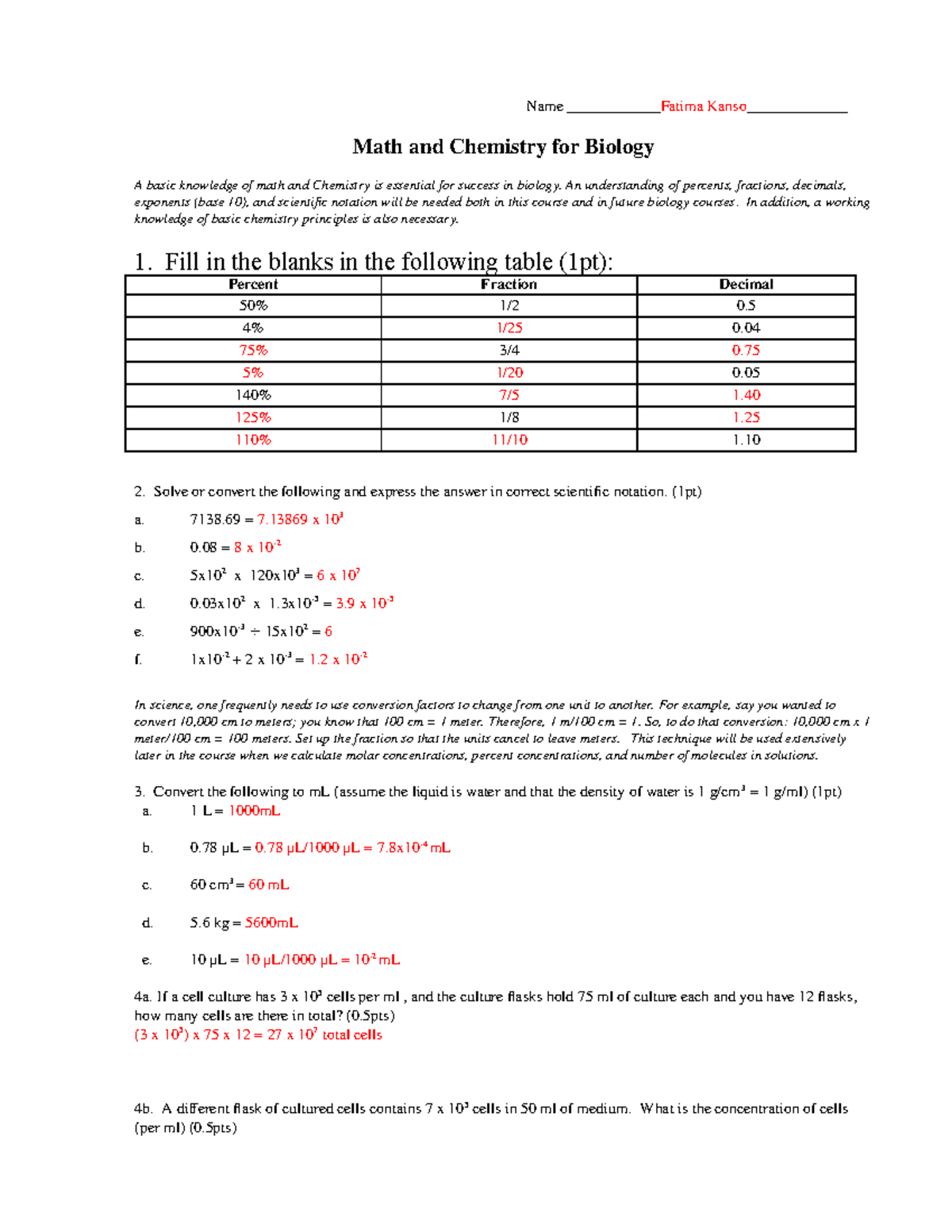 Math-Chem Worksheet 213 - Name Fatima Kanso_ Math and Chemistry for ...