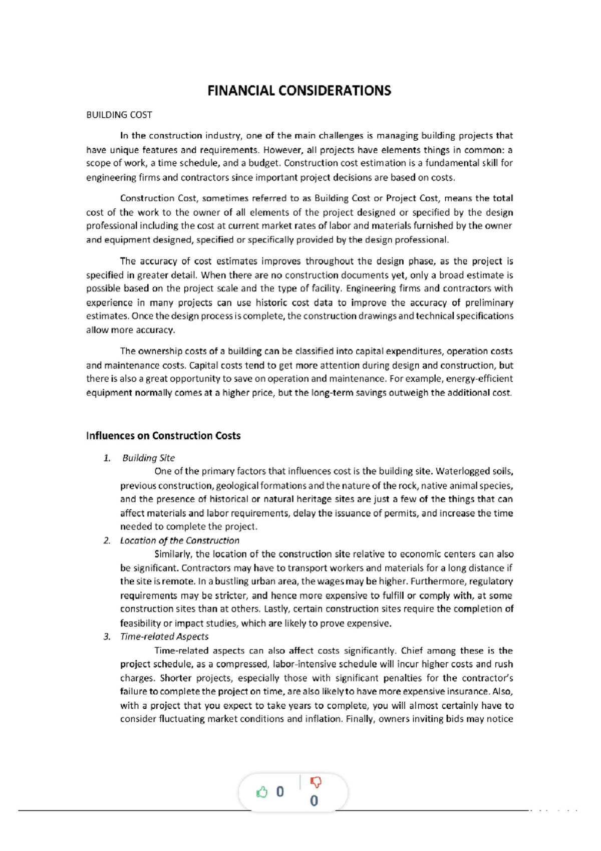 Financial-considerations compress - Civil Engineering - Studocu