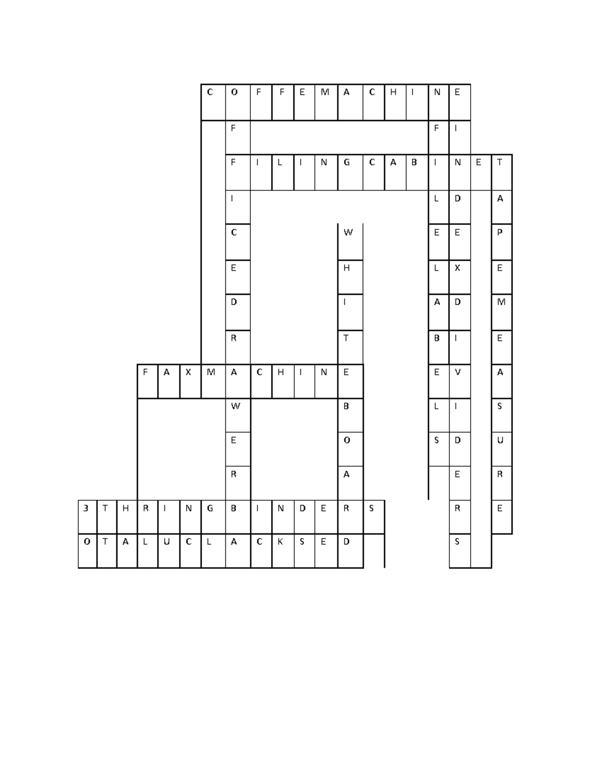 Crucigrama - Vkgj - cartilla economía y política - C O F F E M A C H I ...