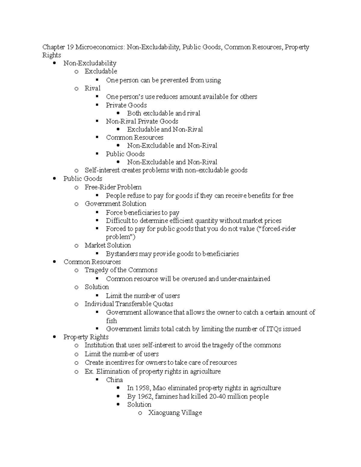 Chapter 19 - Professor Lin - Chapter 19 Microeconomics: Non ...