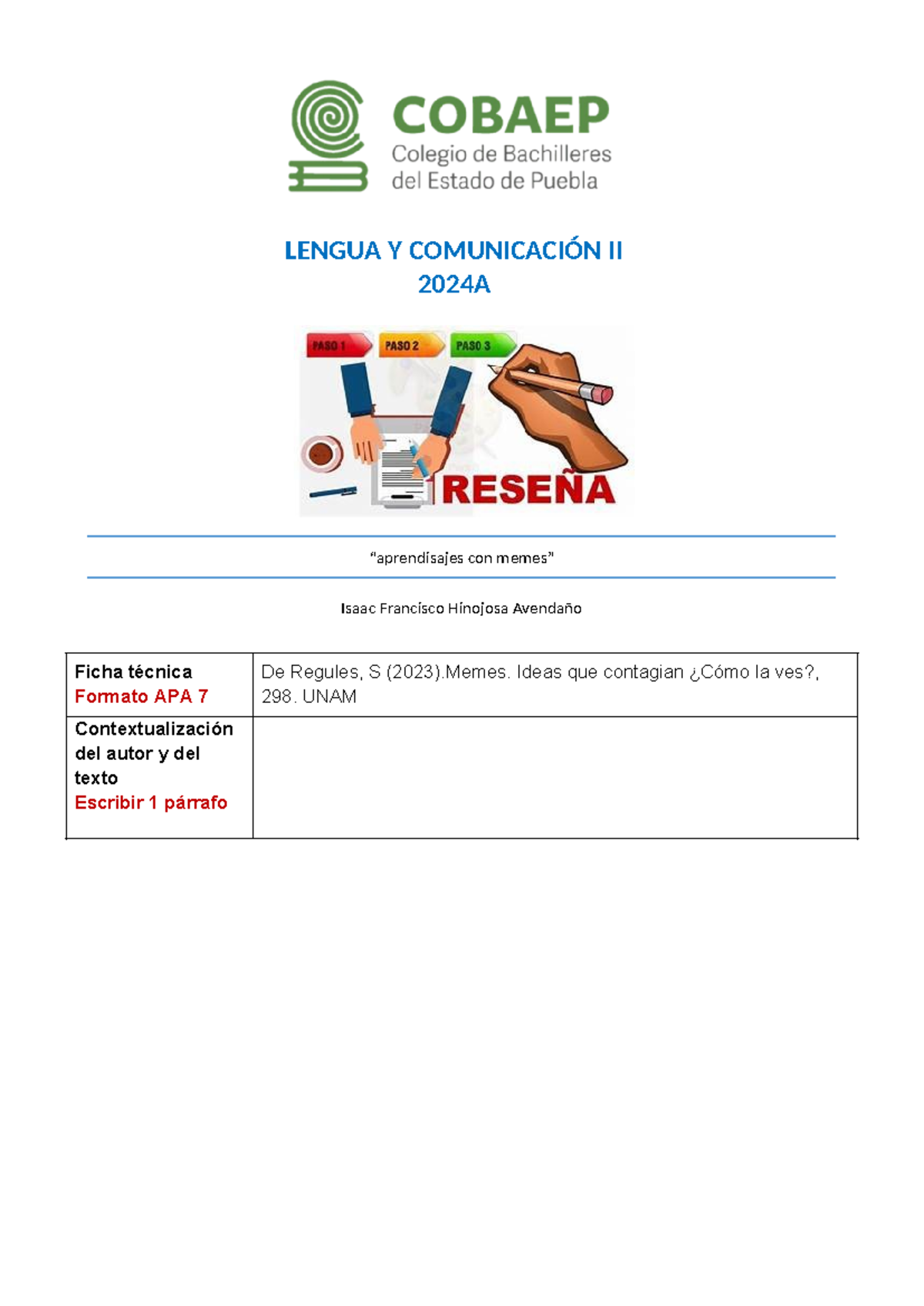 Isaac francisco hinojosa avendaño - “aprendisajes con memes” Isaac ...