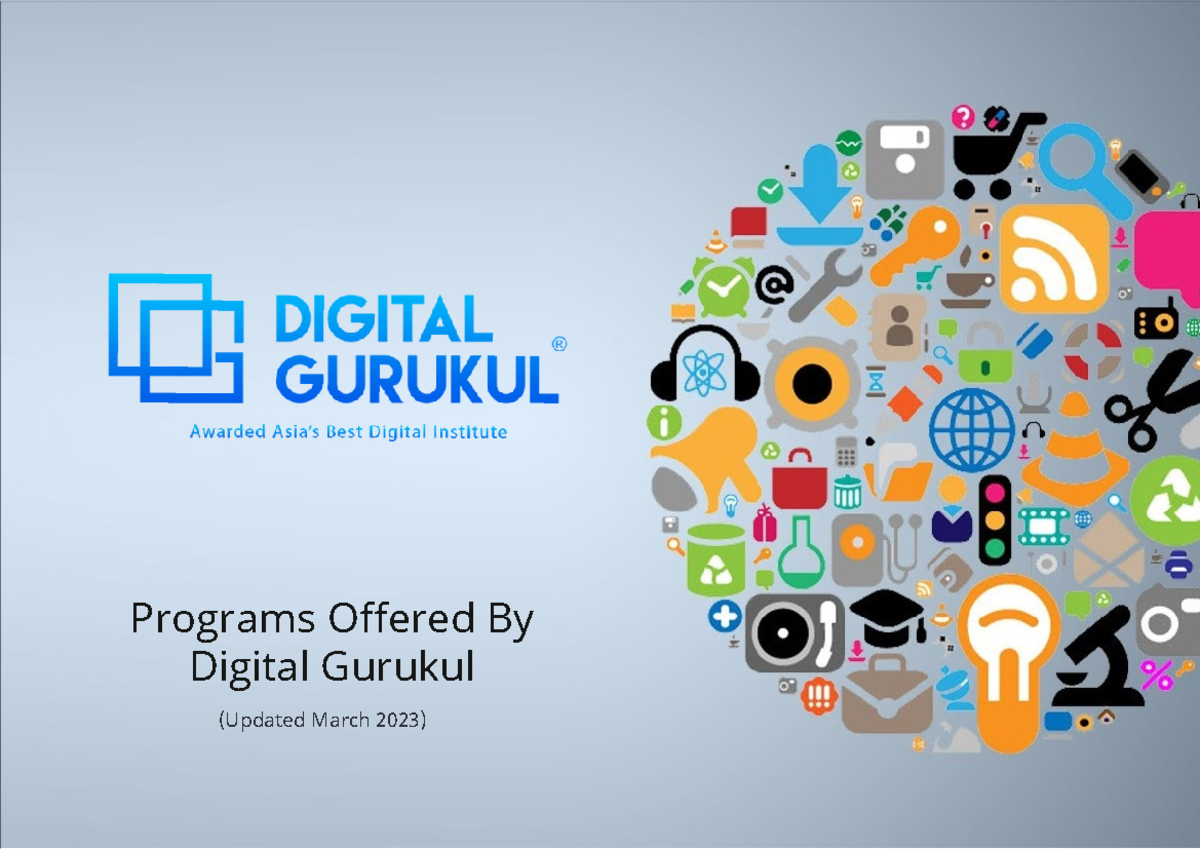 Digital Gurukul Brochure March 2023 Updated - Programs Offered By Digital Gurukul (Updated March ...
