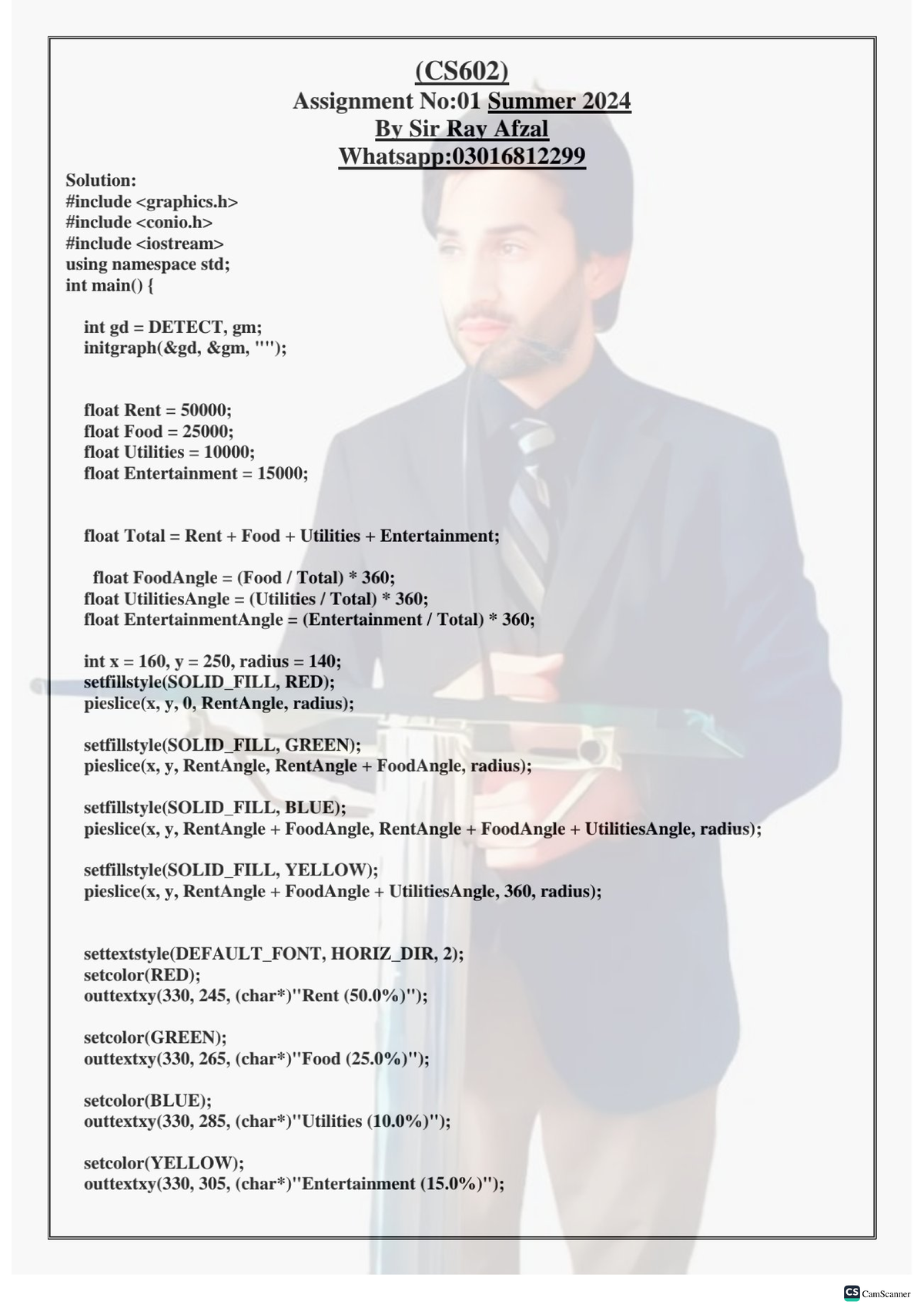 CS602 assignment - (CS602) Assignment No:01 Summer 2024 Sir Ray Afzal Whatsapp:03016812299 ...