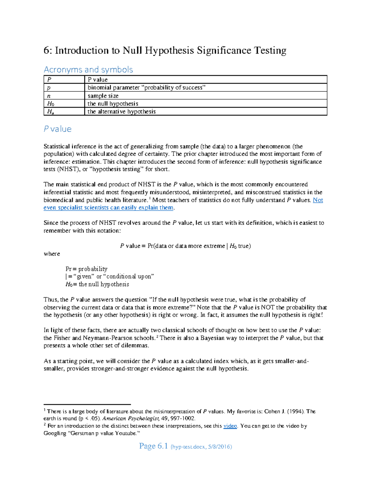 Hyp-test - homework - 6: Introduction to Null Hypothesis Significance ...