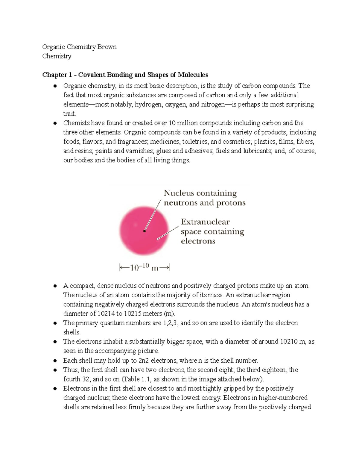 General - Organic Chemistry (Brown) Notes - Organic Chemistry Brown ...