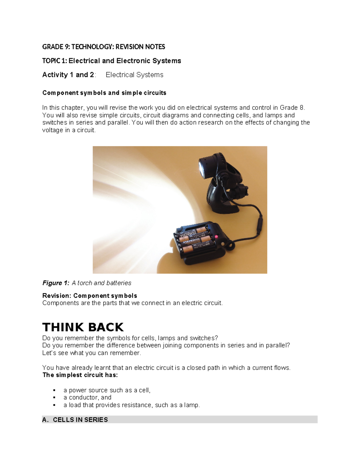 00-Grade-9-Technology-Revision-notes - GRADE 9: TECHNOLOGY: REVISION ...