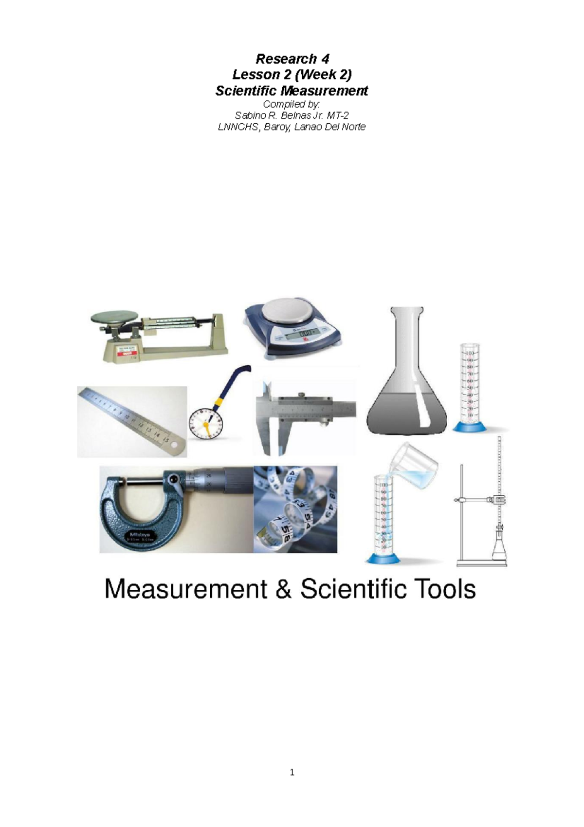 Research 4 Lesson 2 - a module - Research 4 Lesson 2 (Week 2 ...