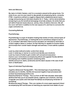 Andru' Harter CJHS300 U1IP - Human Service Practice in theCriminal ...