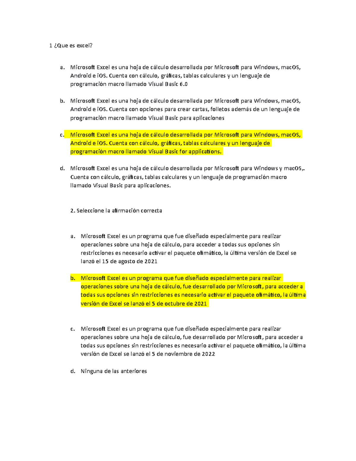 Que es excel - 1 ¿Que es excel? a. Microsoft Excel es una hoja de ...