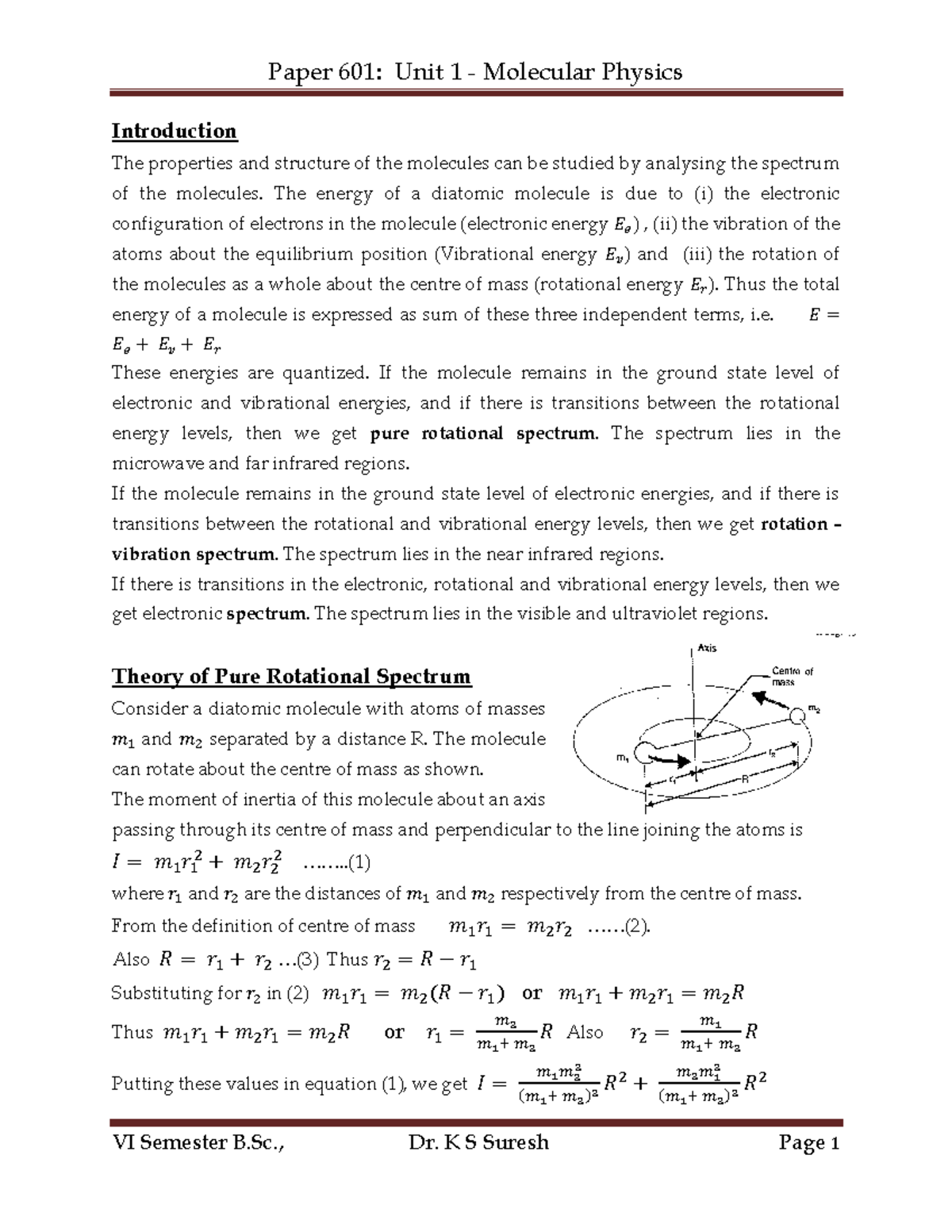 VI-Sem-Unit-1-molecular-physics - Introduction The properties and ...