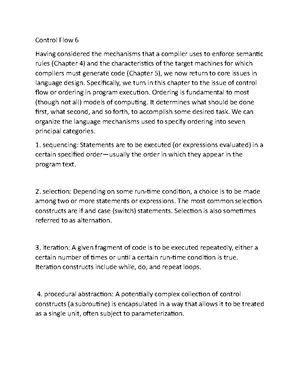 Ch7-7.2 comm348 - Chapter 7- pt 7. 7 Type Checking In most statically ...