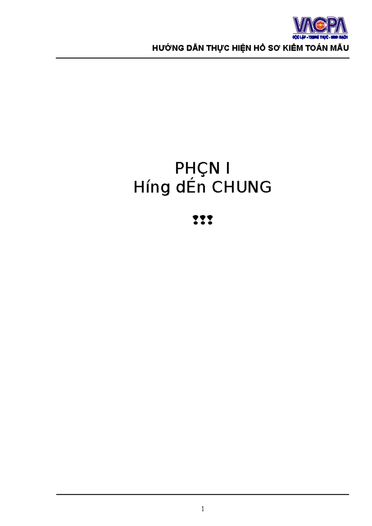 Huong dan thuc hien chuong trinh kiem toan mau-011010 - PHÇN I Híng dÉn ...