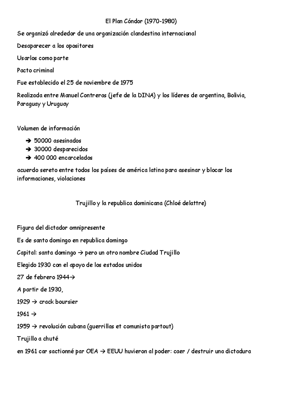 El Plan Condor L1 KPerromat - El Plan Cóndor (1970-1980) Se organizó ...