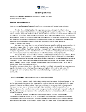 IDS 150 Project Part 1 - IDS 150 Project Template Identify your chosen ...
