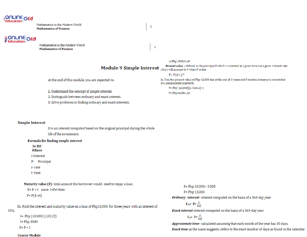 Doc1 - N/A - General Mathematics - Studocu