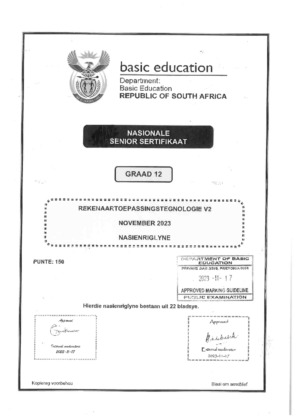 Computer Applications Technology P2 Nov 2023 MG Afr - basic education Department: Basic ...