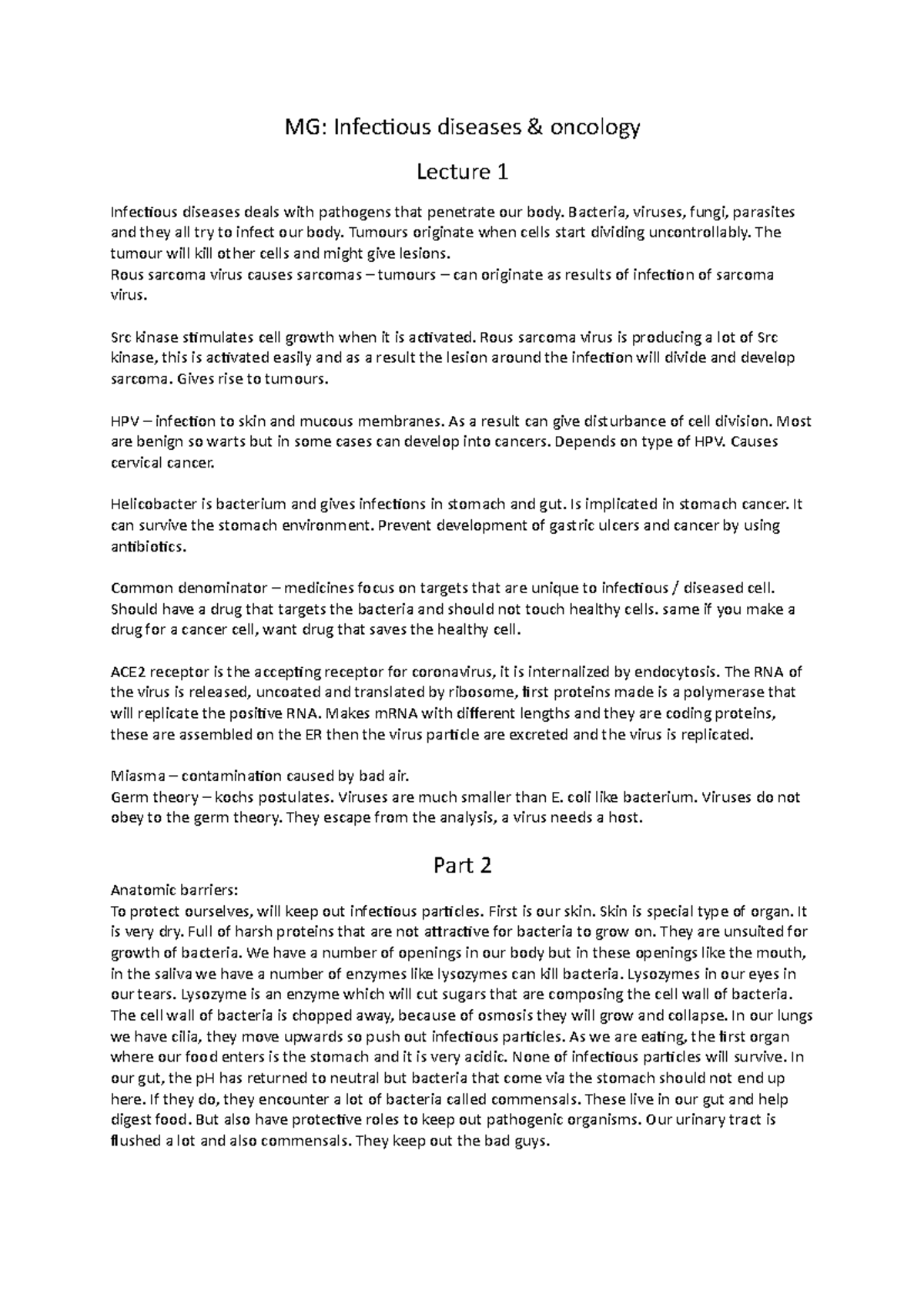 MG Infectious Diseases Oncology Lectures 1 5 MG Infecious Diseases mg-infectious-diseases-oncology-lectures-1-5-mg-infecious-diseases